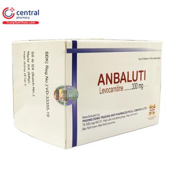 [CHÍNH HÃNG] Thuốc Anbaluti 330mg điều trị thiếu hụt Carnitine
