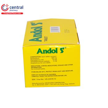 Thuốc Andol S - Giải pháp điều trị cảm cúm hoặc dị ứng với thời tiết