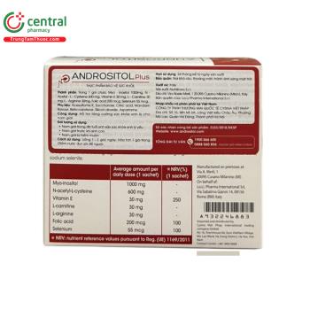 [CHÍNH HÃNG] Thuốc Andrositol Plus tăng cường chất lượng sinh sản nam