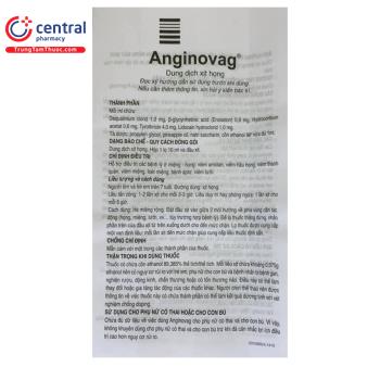 Thuốc xịt họng Anginovag 10ml: tác dụng và cách dùng