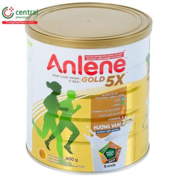 Sữa bột Anlene Gold 5X (800g) Giúp tăng cường sức khỏe xương khớp