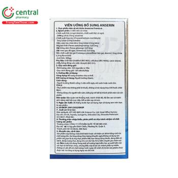 Thuốc Anserine Premium giảm acid uric, hỗ trợ điều trị bệnh gout