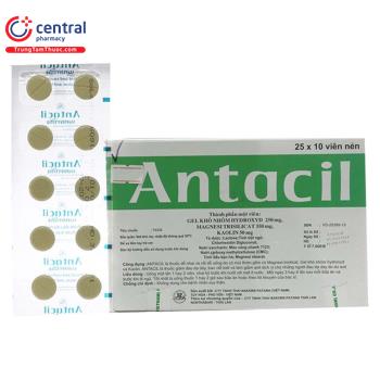 Thuốc Antacil điều trị viêm loét dạ dày, tá tràng