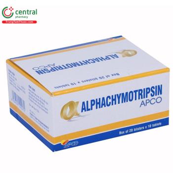 Thuốc Alphachymotrypsin Apco chỉ định chống sưng phù nề do phẫu thuật