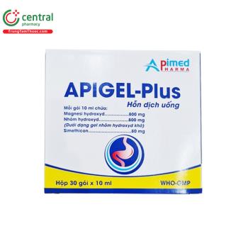 Thuốc Apigel-Plus Apimed - điều trị trào ngược dạ dày-thực quản