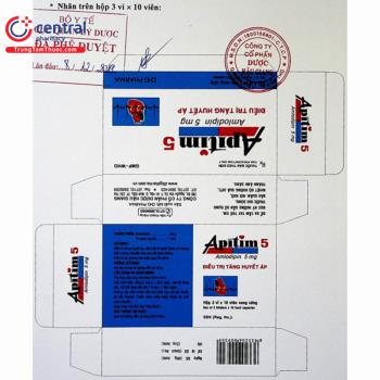 Thuốc Apitim 5 - Thuốc điều trị tăng huyết áp, đau thắt ngực hiệu quả