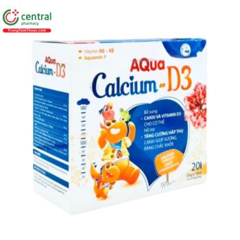 Aqua Calcium - D3 bổ sung canxi và vitamin D3 giúp xương chắc khỏe