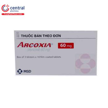 Thuốc Arcoxia 60mg MSD - Thuốc điều trị viêm xương khớp hiệu quả