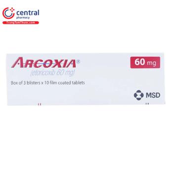 Thuốc Arcoxia 60mg MSD - Thuốc điều trị viêm xương khớp hiệu quả