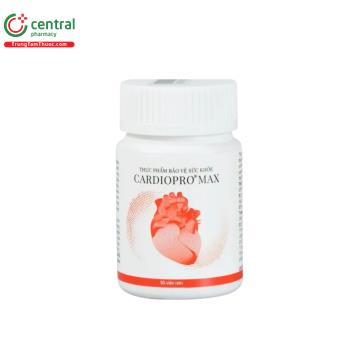 Thuốc Cardiopro Max - Hoạt huyết, giảm mỡ máu, bảo vệ tim mạch