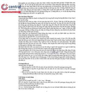 Thuốc Aremed 1mg Film Coated Tablet - Điều trị ung thư vú hiệu quả