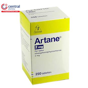 Thuốc Artane 2mg (Hộp 250 viên) điều trị hội chứng Parkinson