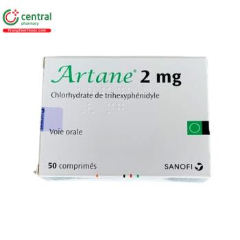 Thuốc Artane 2mg (Hộp 50 viên) - điều trị triệu chứng bệnh Parkinson