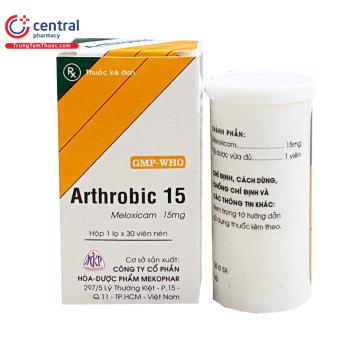 [CHÍNH HÃNG] Thuốc Arthrobic 15 Mekophar giảm đau xương khớp