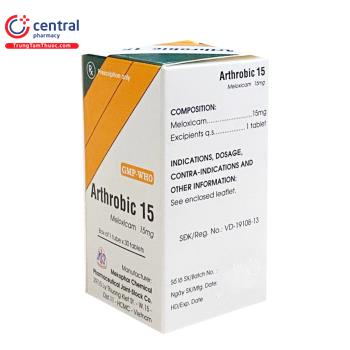 [CHÍNH HÃNG] Thuốc Arthrobic 15 Mekophar giảm đau xương khớp