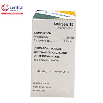 [CHÍNH HÃNG] Thuốc Arthrobic 15 Mekophar giảm đau xương khớp