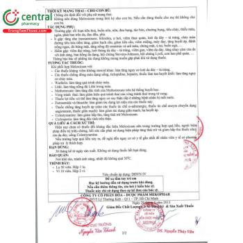 Thuốc Arthrobic 7.5mg Mekophar - Giảm đau kháng viêm các bệnh xương khớp