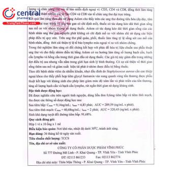[CHÍNH HÃNG] Thuốc Aslem 0,3mg/ml - Giải pháp điều trị ung thư