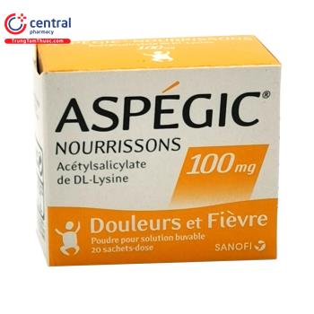 [CHÍNH HÃNG] Thuốc Aspegic 100mg - Ngăn ngừa hình thành cục máu đông
