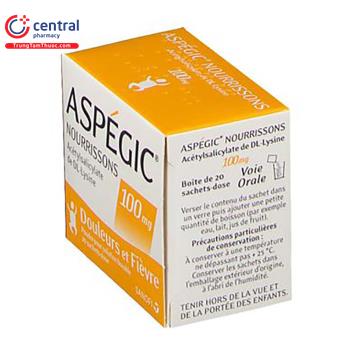 [CHÍNH HÃNG] Thuốc Aspegic 100mg - Ngăn ngừa hình thành cục máu đông