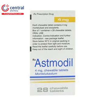 Thuốc Astmodil 4mg : tác dụng, liều dùng, cách dùng hiệu quả