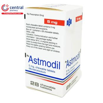 Thuốc Astmodil 5mg - Thuốc điều trị và dự phòng hen phế quản