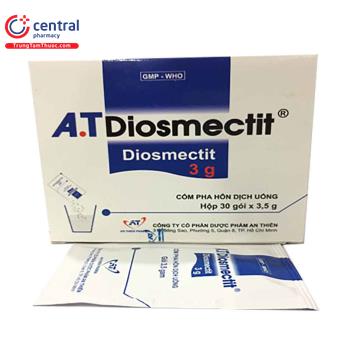 Thuốc A.T Diosmectit: tác dụng, liều dùng, giá bán