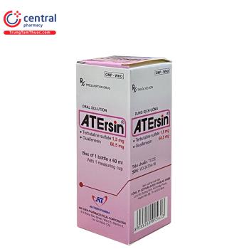 [CHÍNH HÃNG] Thuốc Atersin (Chai 60ml) - Điều trị dứt điểm ho