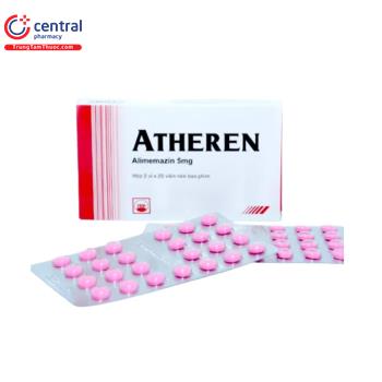 Thuốc Atheren - Điều trị hiệu quả dị ứng hô hấp, dị ứng ngoài da và mất ngủ