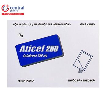 [CHÍNH HÃNG] Thuốc Aticef 250 - Sử dụng kháng sinh đúng cách?