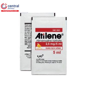 Thuốc Atilene (Hộp 30 gói x 5ml) - Điều trị các triệu chứng dị ứng ...