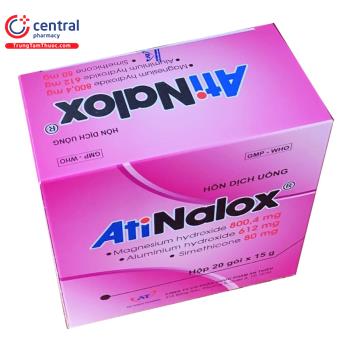 Thuốc AtiNalox điều trị viêm loét dạ dày-tá tràng cấp, mạn tính