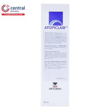 Atopiclair Cream là thuốc gì? Thành phần, công dụng, cách dùng?