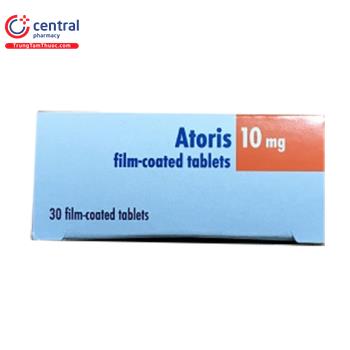 [CHÍNH HÃNG] Thuốc Atoris 10mg - Thuốc có tác dụng hạ mỡ máu