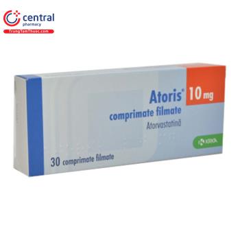 [CHÍNH HÃNG] Thuốc Atoris 10mg - Thuốc có tác dụng hạ mỡ máu
