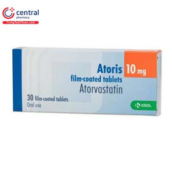 [CHÍNH HÃNG] Thuốc Atoris 10mg - Thuốc có tác dụng hạ mỡ máu