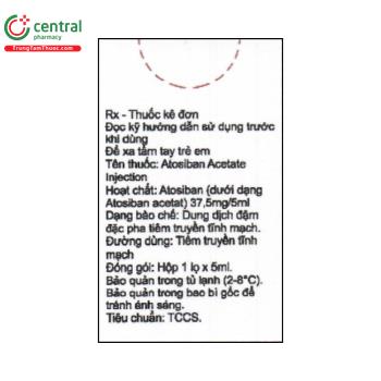 Thuốc Atosiban Acetate Injection trì hoãn chuyển dạ sinh non