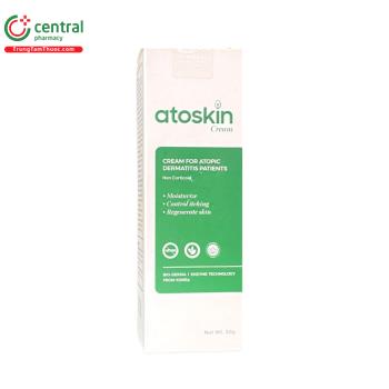 Thuốc bôi da Atoskin Cream giúp dưỡng ẩm, giảm ngứa, tái tạo da