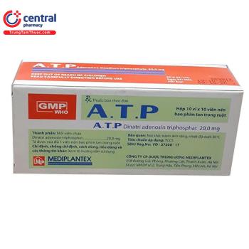 [CHÍNH HÃNG] Thuốc A.T.P 20mg Mediplantex: tác dụng, liều dùng