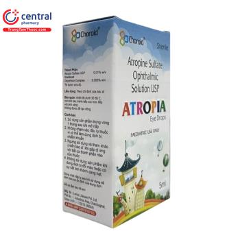 ATROPIA 0.01 % 5ml - Trợ thủ đắc lực làm chậm quá trình cận thị ở trẻ