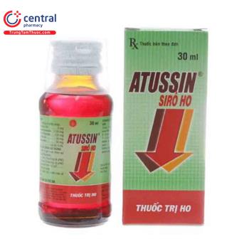 [CHÍNH HÃNG] Thuốc Atussin Siro Ho 30ml - Điều trị ho nhanh chóng