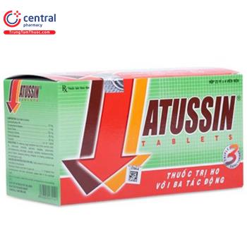 [CHÍNH HÃNG] Thuốc Atussin Tablets đặc trị ho nhanh chóng