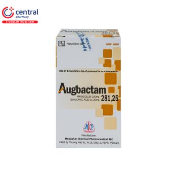 Thuốc Augbactam 281,25mg - Thuốc điều trị nhiễm khuẩn của Mekophar