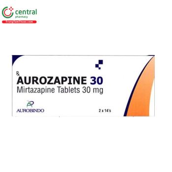 Thuốc Aurozapine 30 điều trị cho đối tượng mắc chứng trầm cảm