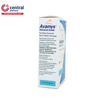 Thuốc Avamys 120 Sprays- Thuốc xịt mũi điều trị viêm mũi dị ứng
