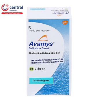Thuốc Avamys 60 Sprays - Thuốc điều trị hen phế quản