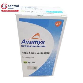 Thuốc Avamys 60 Sprays - Thuốc điều trị hen phế quản