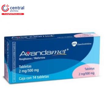 Thuốc Avandamet 2mg/500mg: thuốc điều trị tiểu đường bạn nên biết
