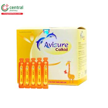 Thuốc Avisure Calkid - Bổ sung đầy đủ canxi, giảm nguy cơ còi xương ở trẻ