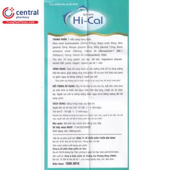 [CHÍNH HÃNG} Thuốc Avical Hi-cal giúp xương chắc khỏe